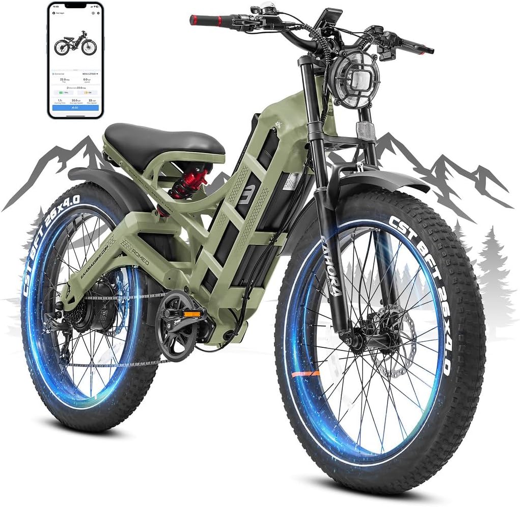 eAhora Romeo Pro【Upgraded】 Electric Bike for Adults1200W(1600W Peak ...