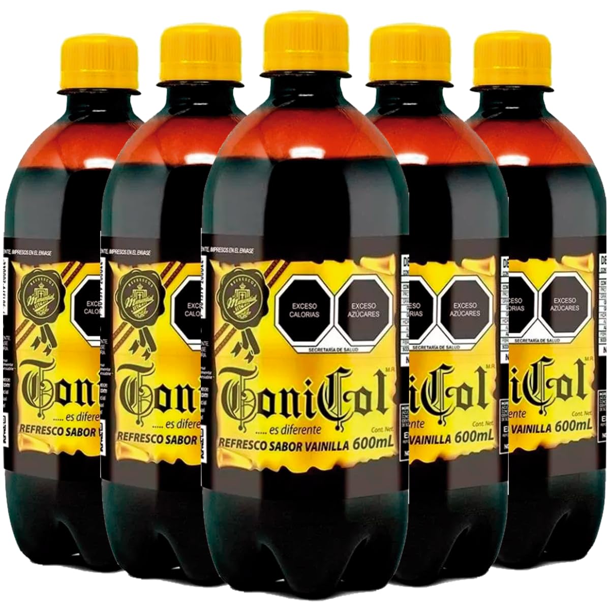 Tonicol Refresco Sabor Vainilla 600 Ml - 12 Pack : Amazon.com.mx ...