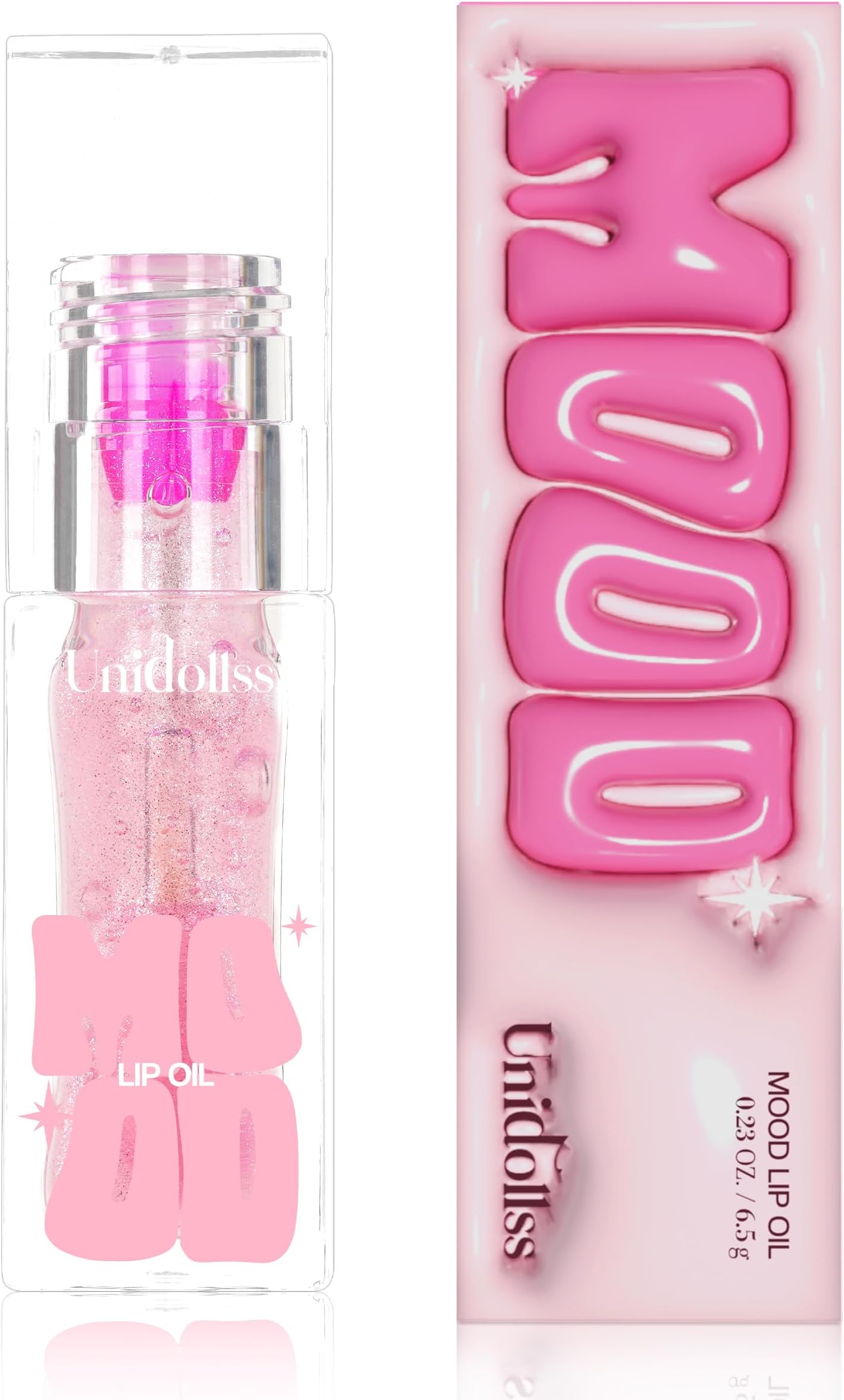 Amazon.com : Unidollss MOOD Color Changing Lip Oil - Hydrating ...