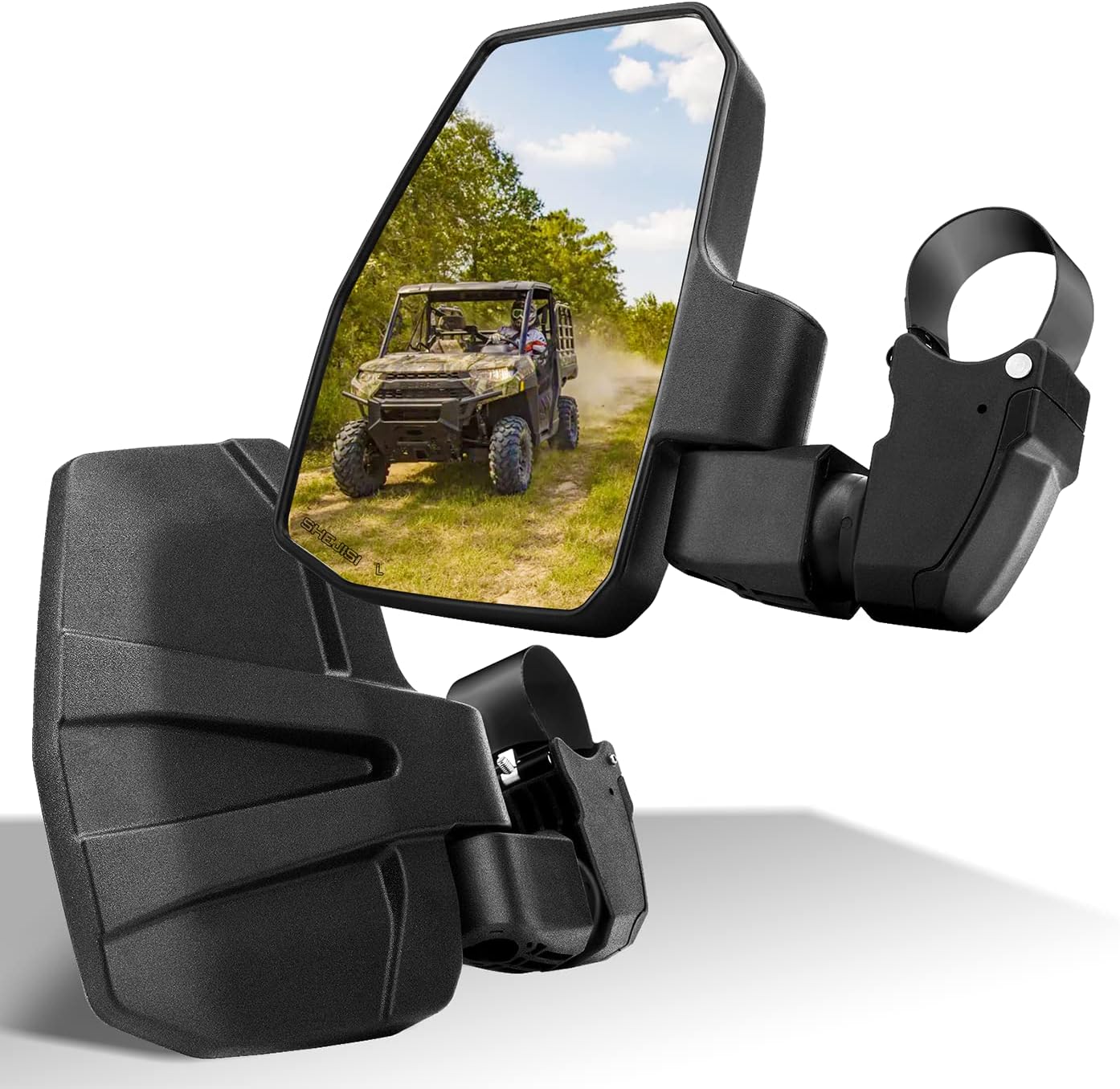 Amazon.com: UTV Side Mirrors with 1.65" -2" Roll Bar, TXZSXS RZR Side ...