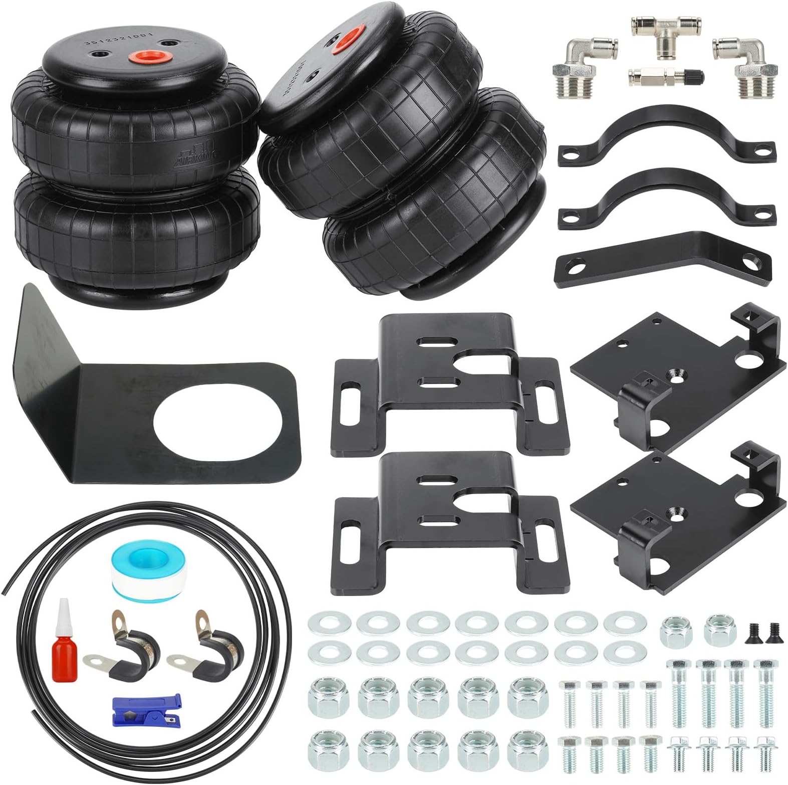 Amazon.com: TORQUE Airbag Air Bag Suspension Kit for 1997-2003 Ford ...