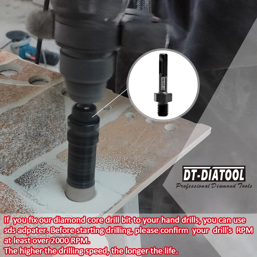 Snapklik.com : Diamond Core Drill Bits 8pcs - 19/25/35/51/76mm+20mm ...