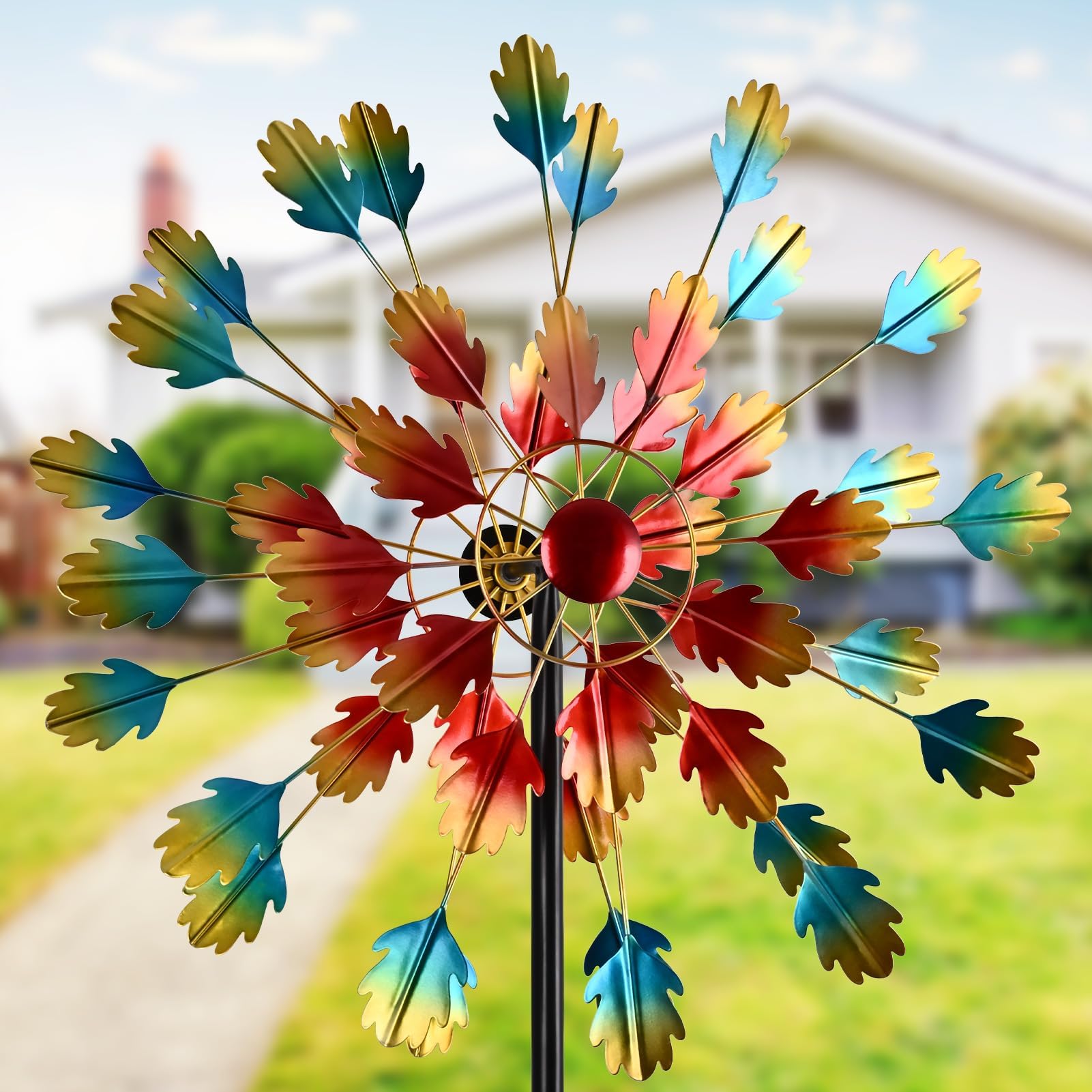Amazon.com: 2023 New Kinetic Art Wind Sculpture - Summer Lighthouse ...