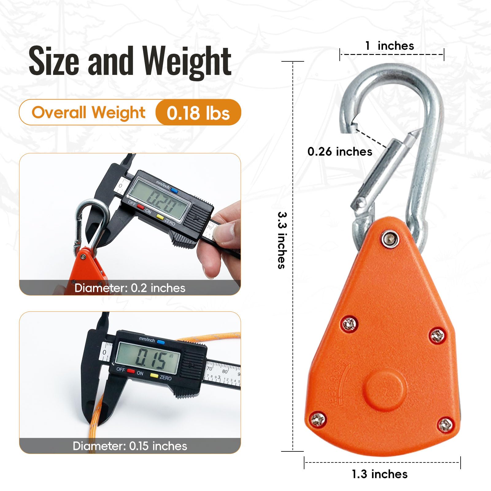 Snapklik.com : 13ft Adjustable Outdoor Windproof Rope Ratchet Strap Tie Down Straps Small Mini ...