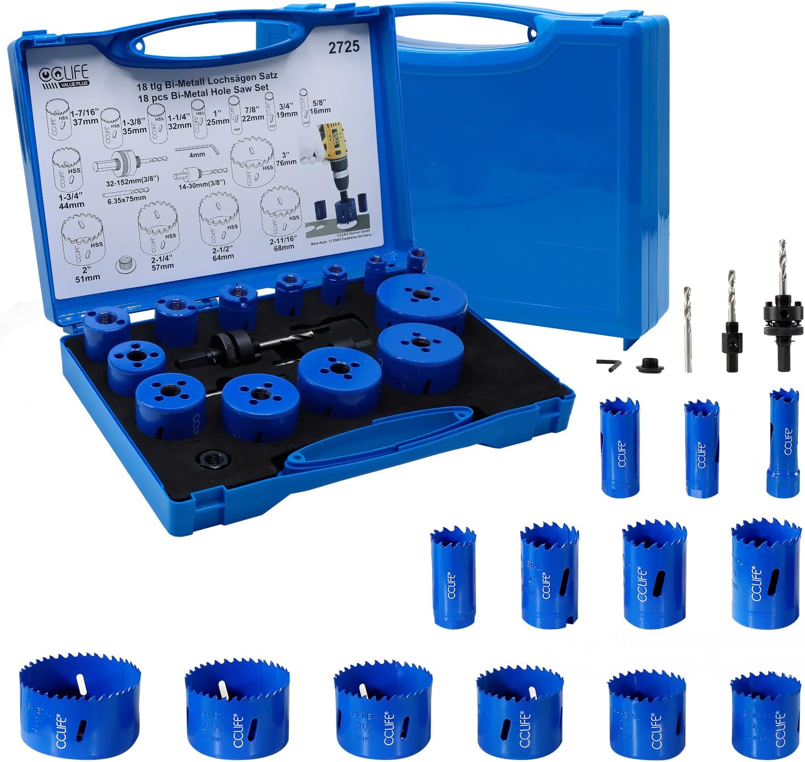 Bosch Professional 14 tlg. Lochsäge Progressor for Wood & Metal ...