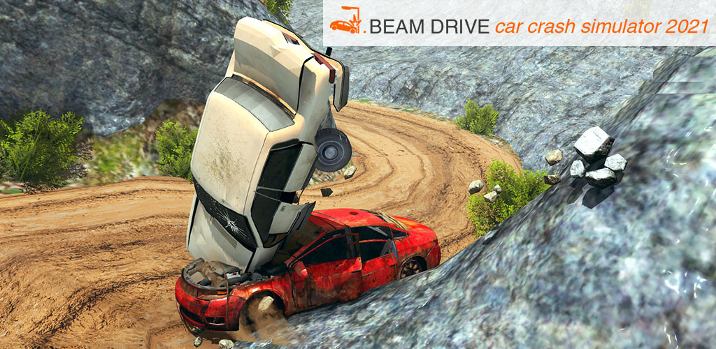 Mega Death Ramp リアルカークラッシュシミュレーター - Beamng Driving Games 3D-Amazonアプリ ...