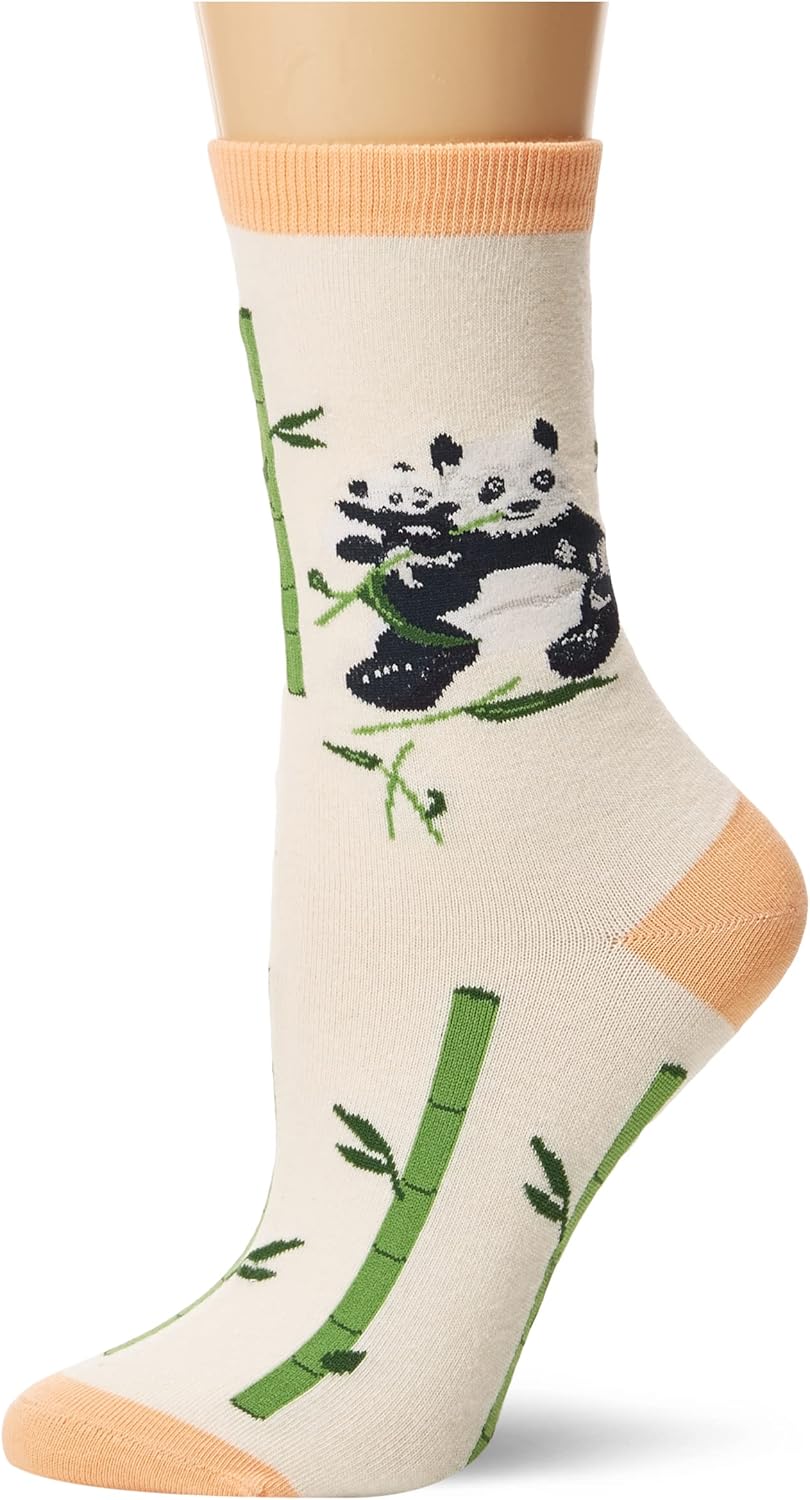 Amazon.com: K. Bell Socks Women's Playful Animals Novelty Casual Crew ...