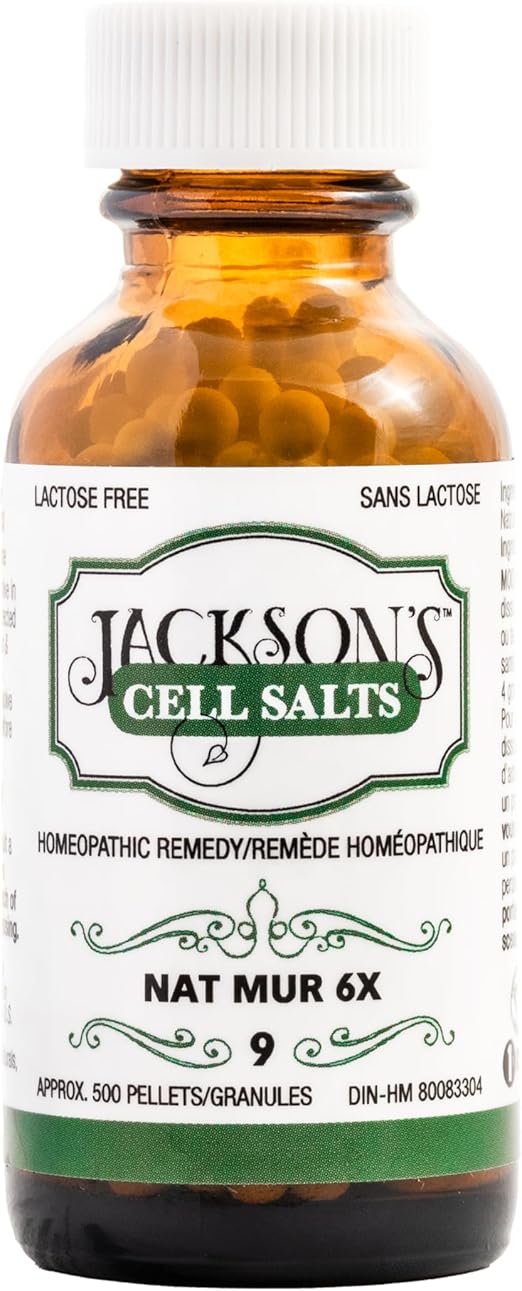 Amazon.com: Jackson’s #9 Cell Salt NAT Mur 6X (500 Pellet Bottle ...