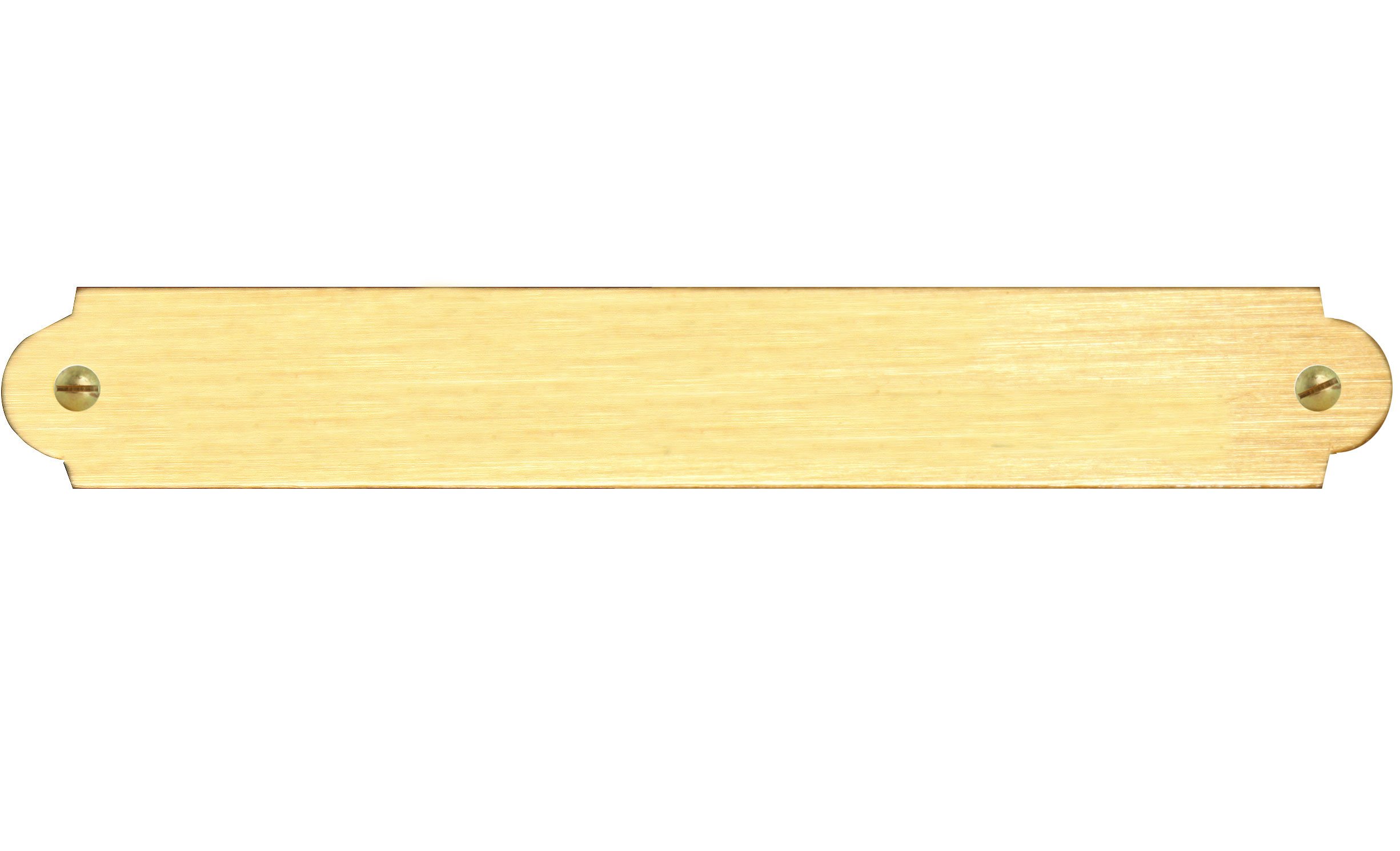 Blank Plaque Brass