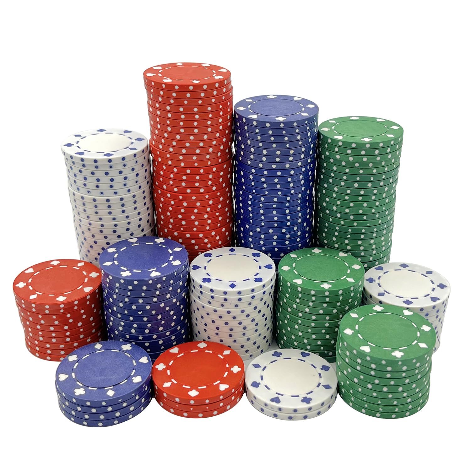 SEETOOOGAMES Poker Chips Set Clay - 11.5 Gram Casino Game Chip - 4 ...