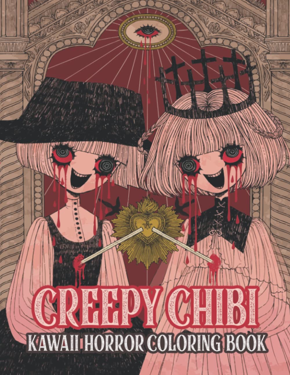 Creepy Chibi Kawaii Horror Coloring Book Unique Colouring Pages Kids ...