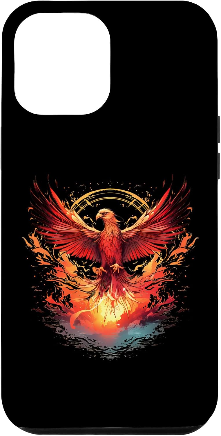 Amazon.com: iPhone 12 Pro Max Fire Phoenix Bird Mythical Bird Phoenix ...