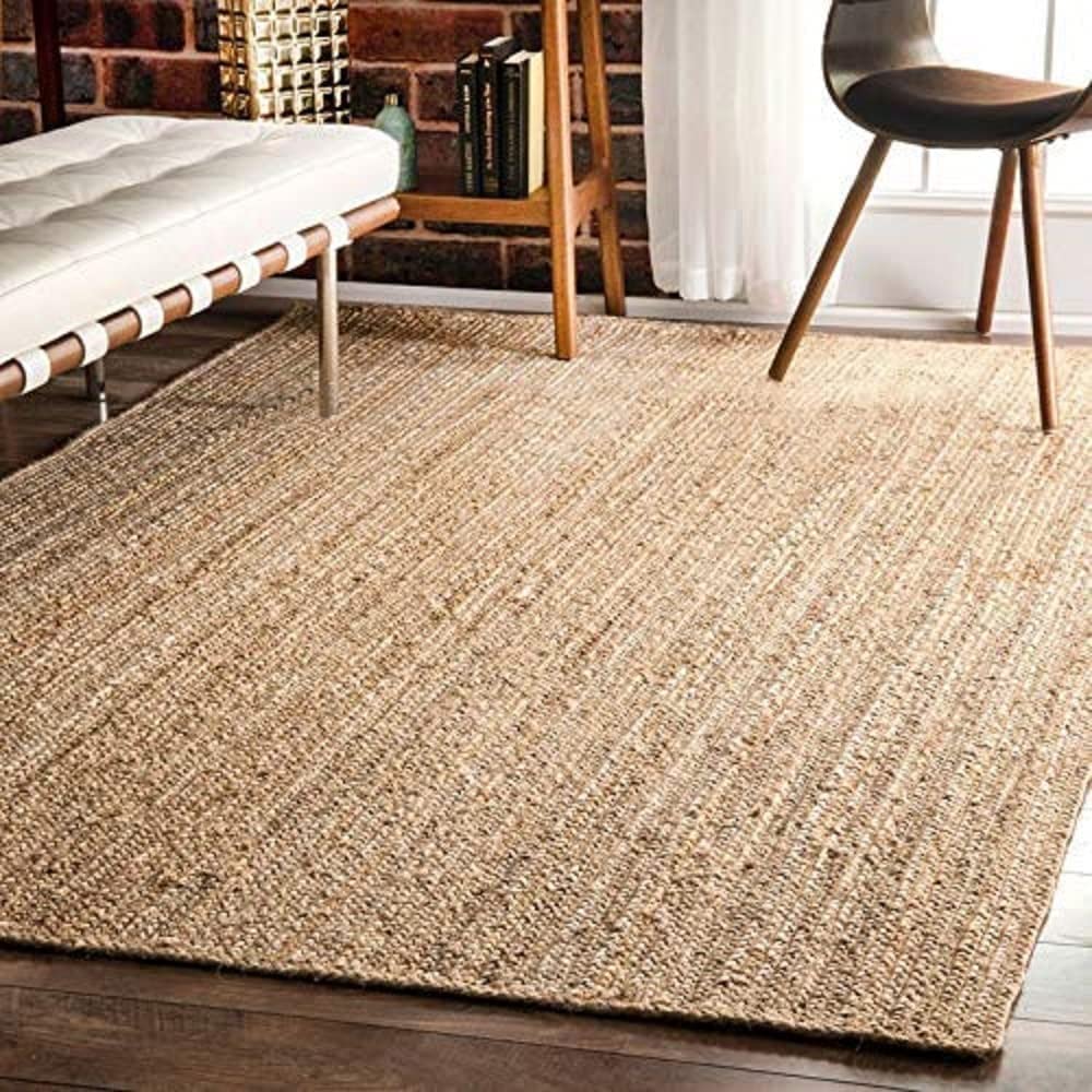 Restoration and Renovation Handwoven Jute Area Rug - Natural Fiber Rug ...