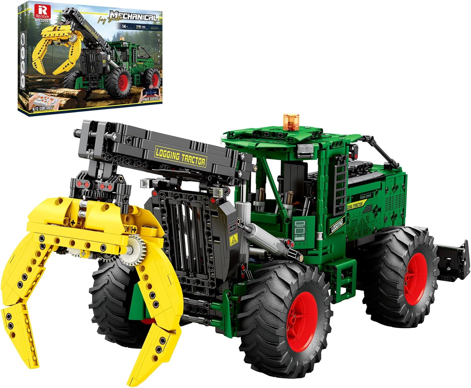 Amazon.com: Reobrix Tractor Building Block Set for Adults & Teens, RC ...