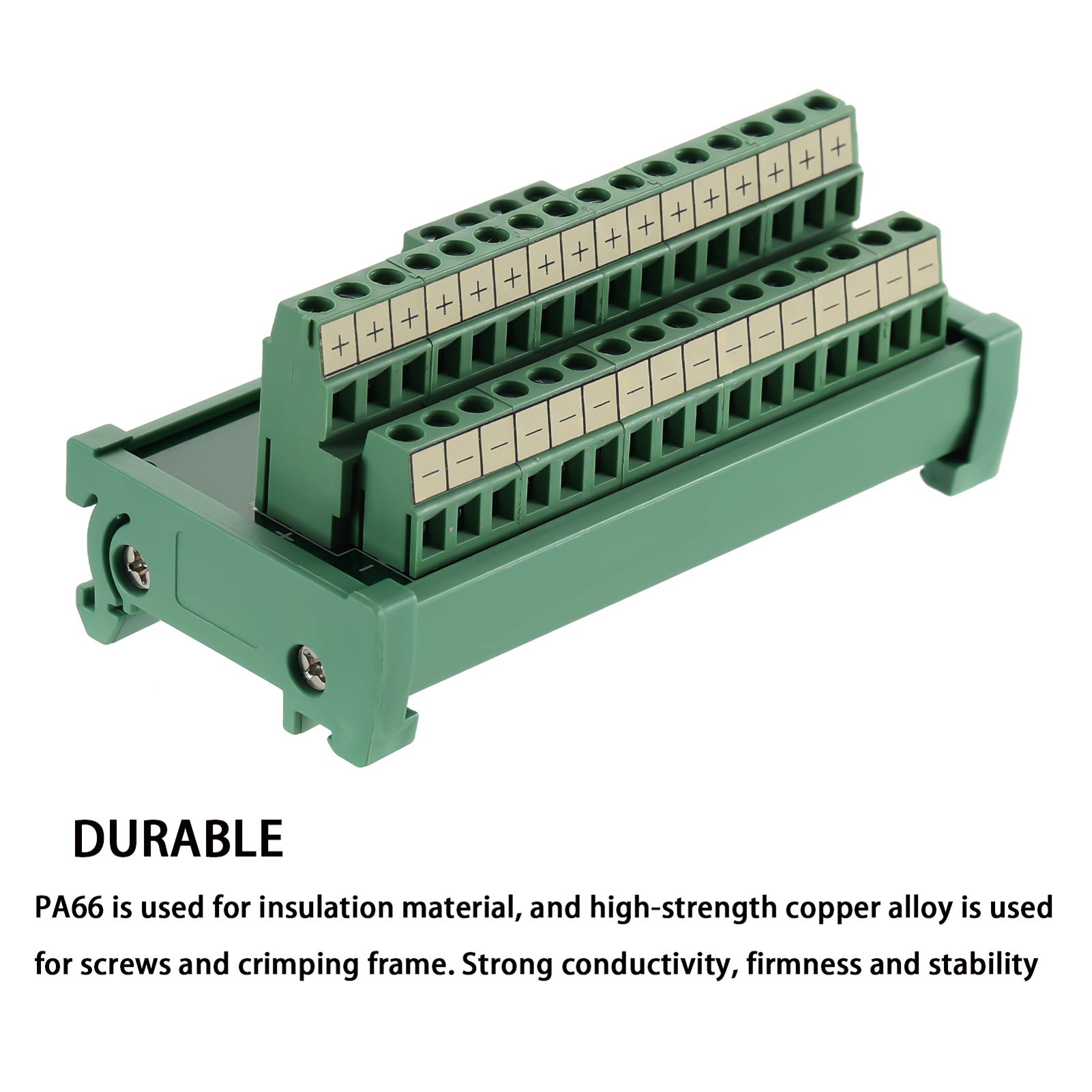 Snapklik.com : 2 In 16 Out Terminal Blocks Module, 25A DIN Rail And ...