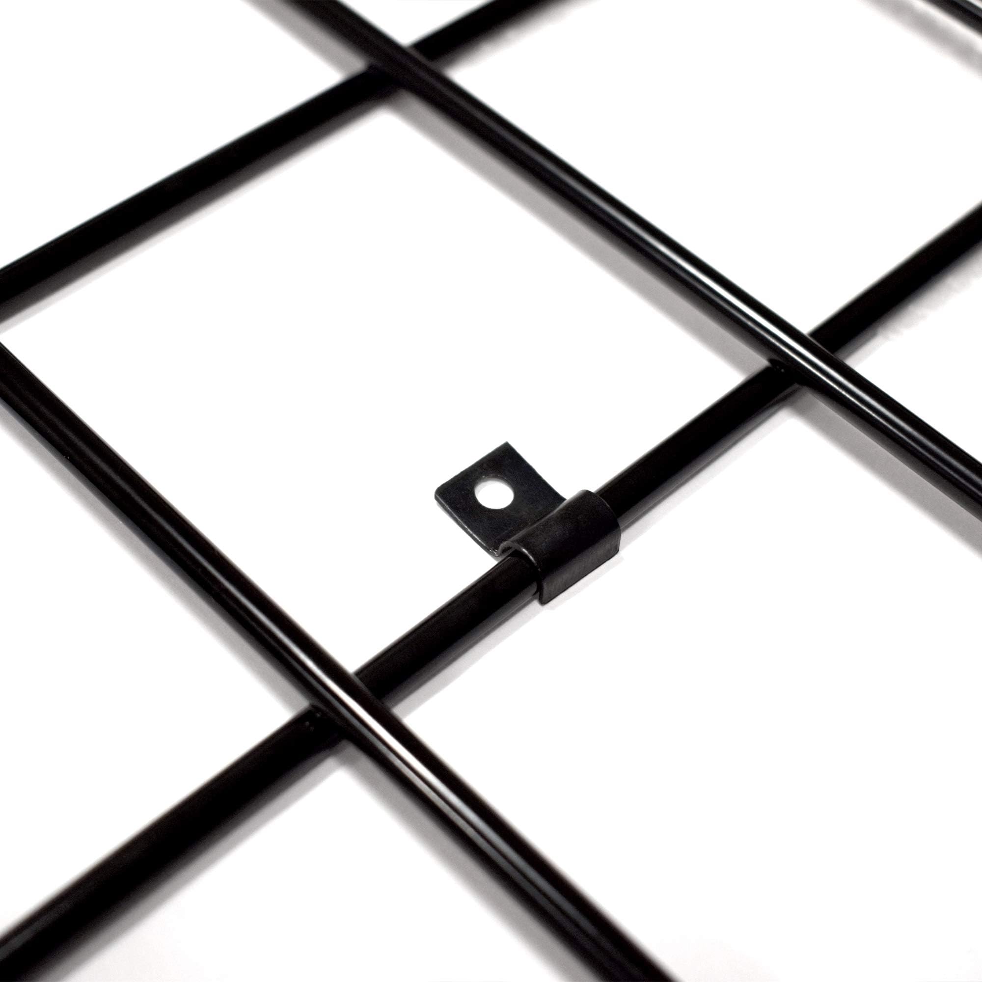 Amazon.com: Black Gridwall Mount Brackets, Economical Grid Panel Flush ...