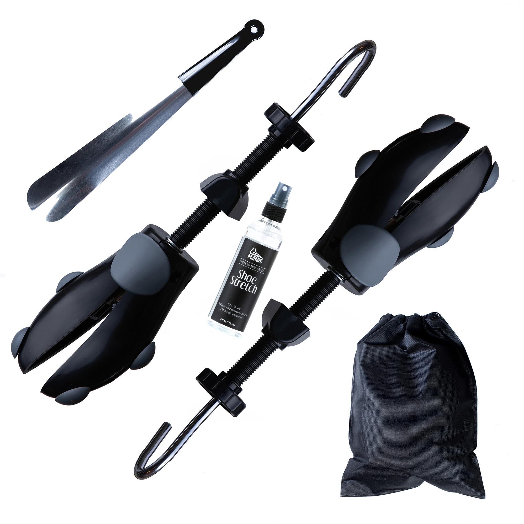 Amazon.com: FOOTMATTERS Shoe Stretcher with Spray - US Women's 5.5-9 ...