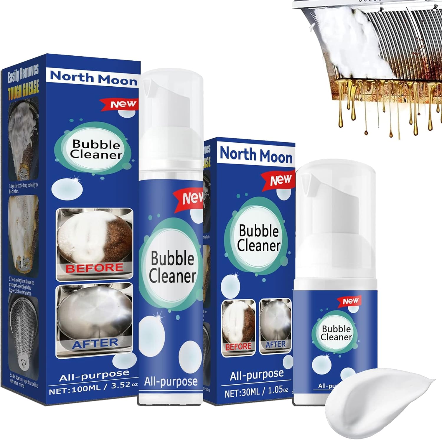 Blosmore Bubble Cleaner – Beedac Bubble Cleaner, Spülfreies Allzweck ...