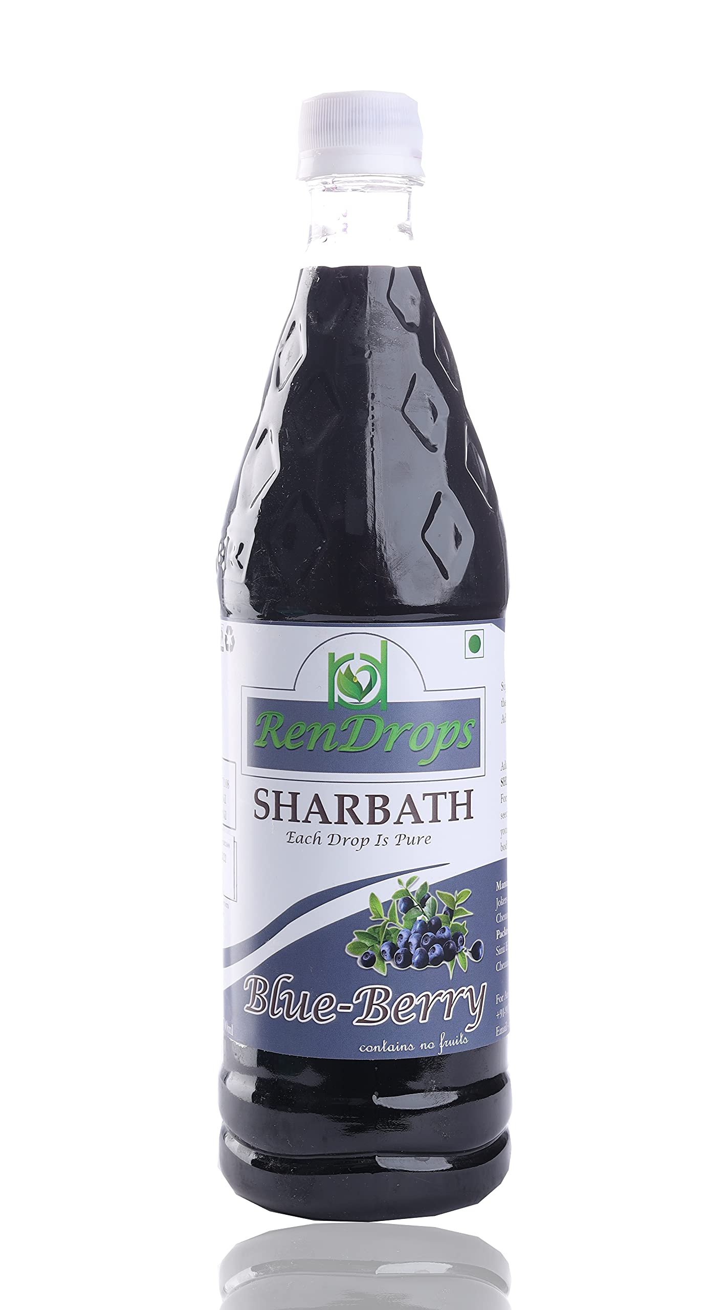 Buy RENDROPS™ Blueberry Sharbath | Mix with Milk | Blueberry Fruit ...