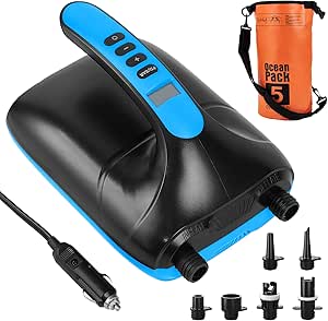 Amazon.com : SUP Air Pump Portable, Digital Smart Inflation & Deflation ...