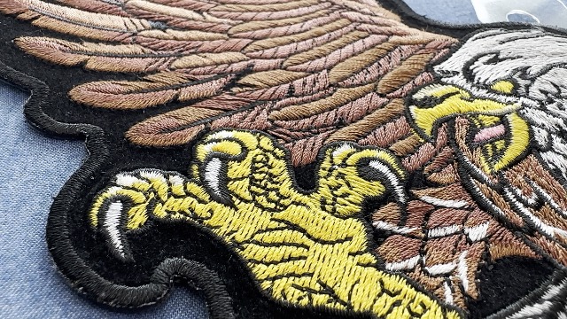 Large Embroidery Designs Bald Eagle