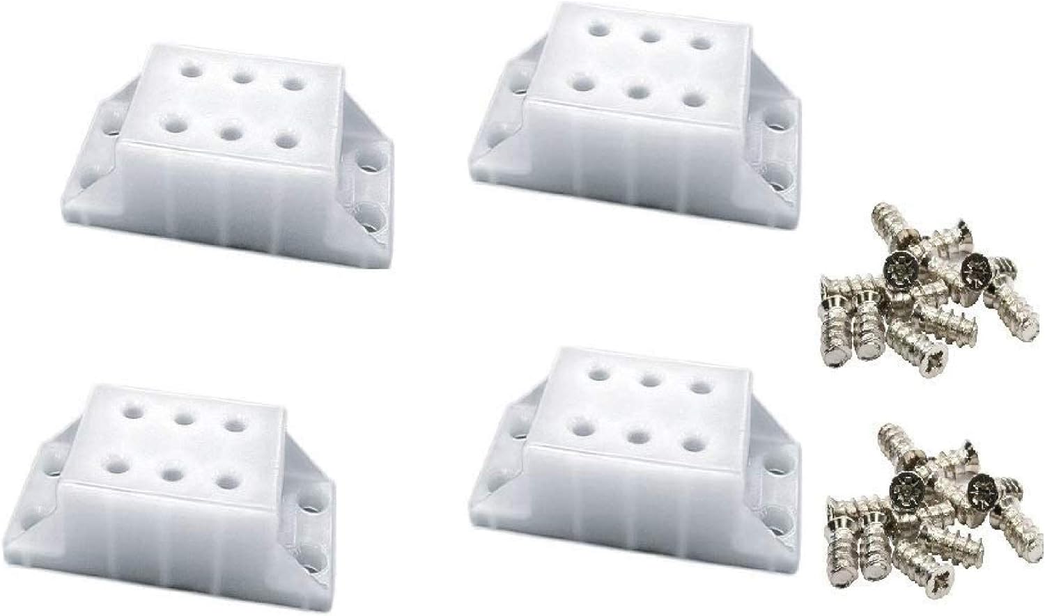 1" HandyCT Side Spacer for Interior Roll-Out Shelf SET of 4 with screws ...