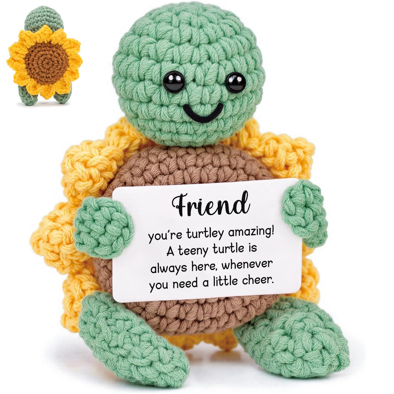 Crochet Gifts Animals, Emotional Support Crochet Animals With Positive ...