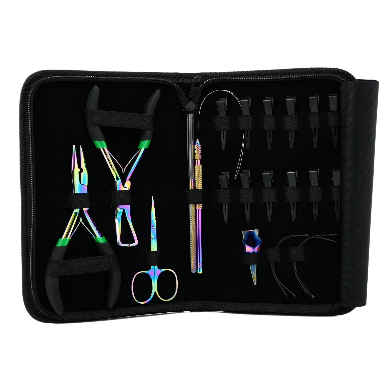 Amazon.com : My Hair Tools Micro Beads Hair Extension Tools Kit ...