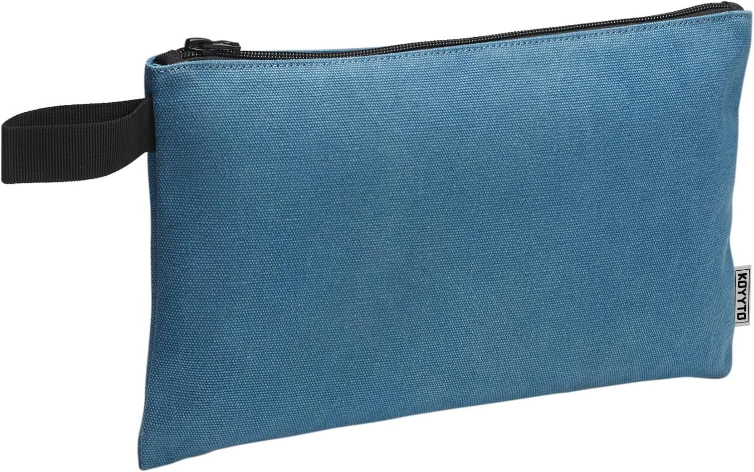 KOYYTO Canvas Tool Pouch with Zipper,Upgrade 16 oz Heavy Duty Small ...