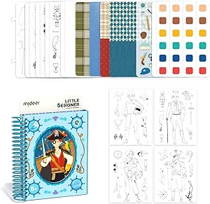 Amazon.com: MiDeer Fashion Design Sketchbook with Watercolor Painting ...