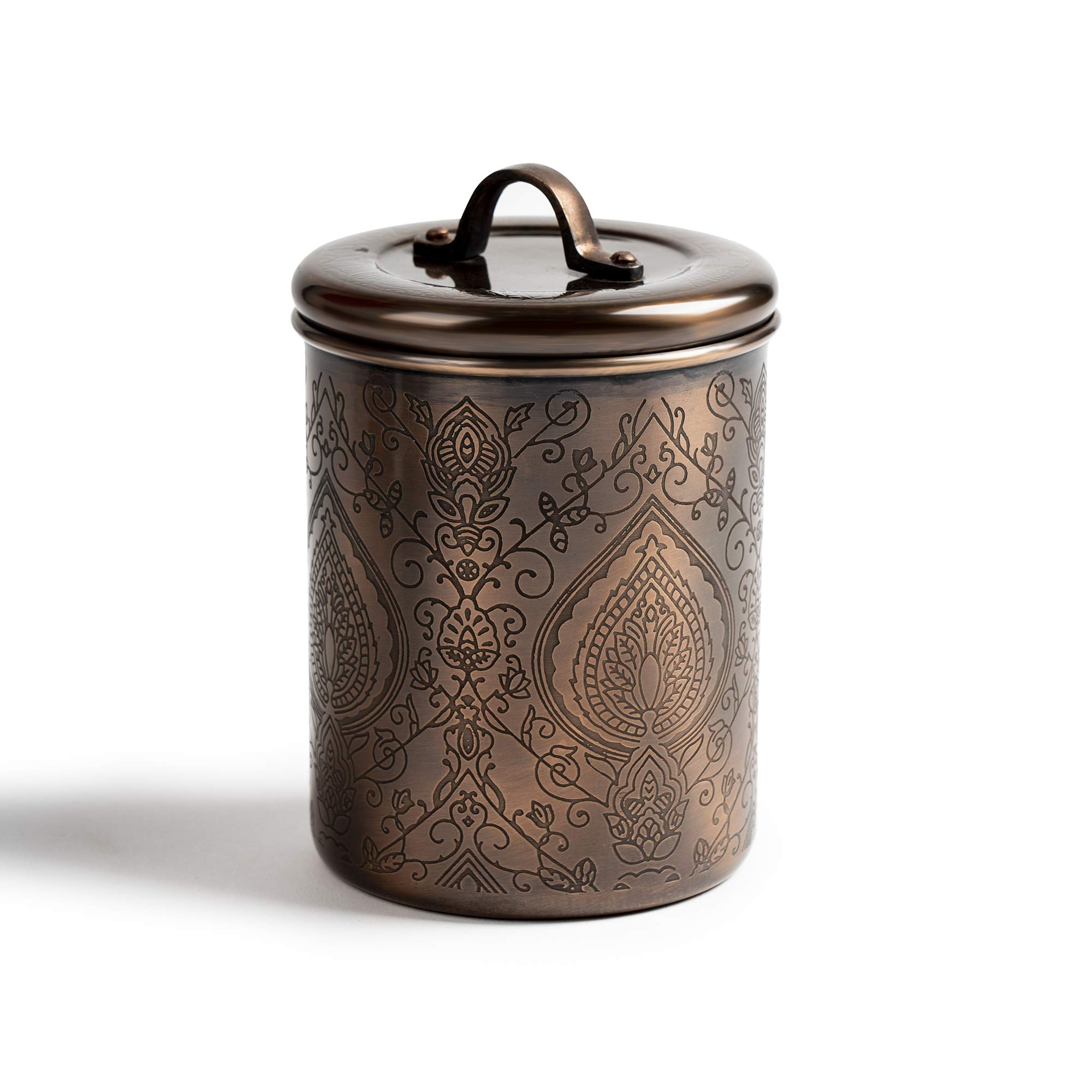 Amazon.com: NuSteel Etched 1 QT Stainless Steel, Beautiful Food Storage ...