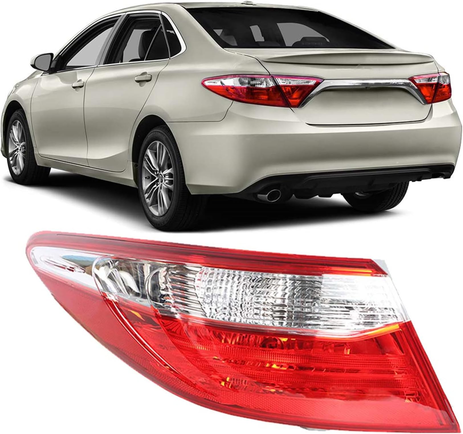 Amazon.com: Silscvtt Driver Side Rear Brake Tail Light Assembly ...