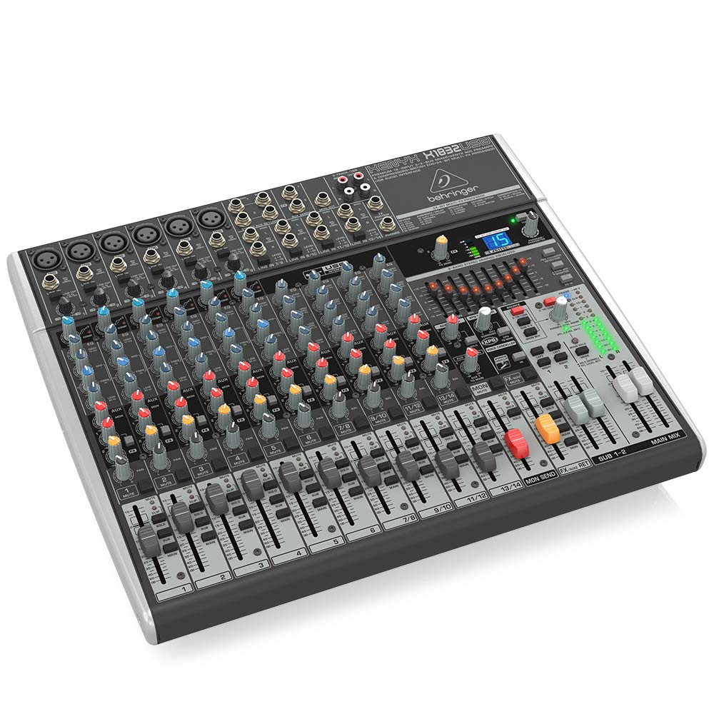 Behringer X1832USB Premium 18-Input 3/2-Bus Mixer with XENYX Mic ...