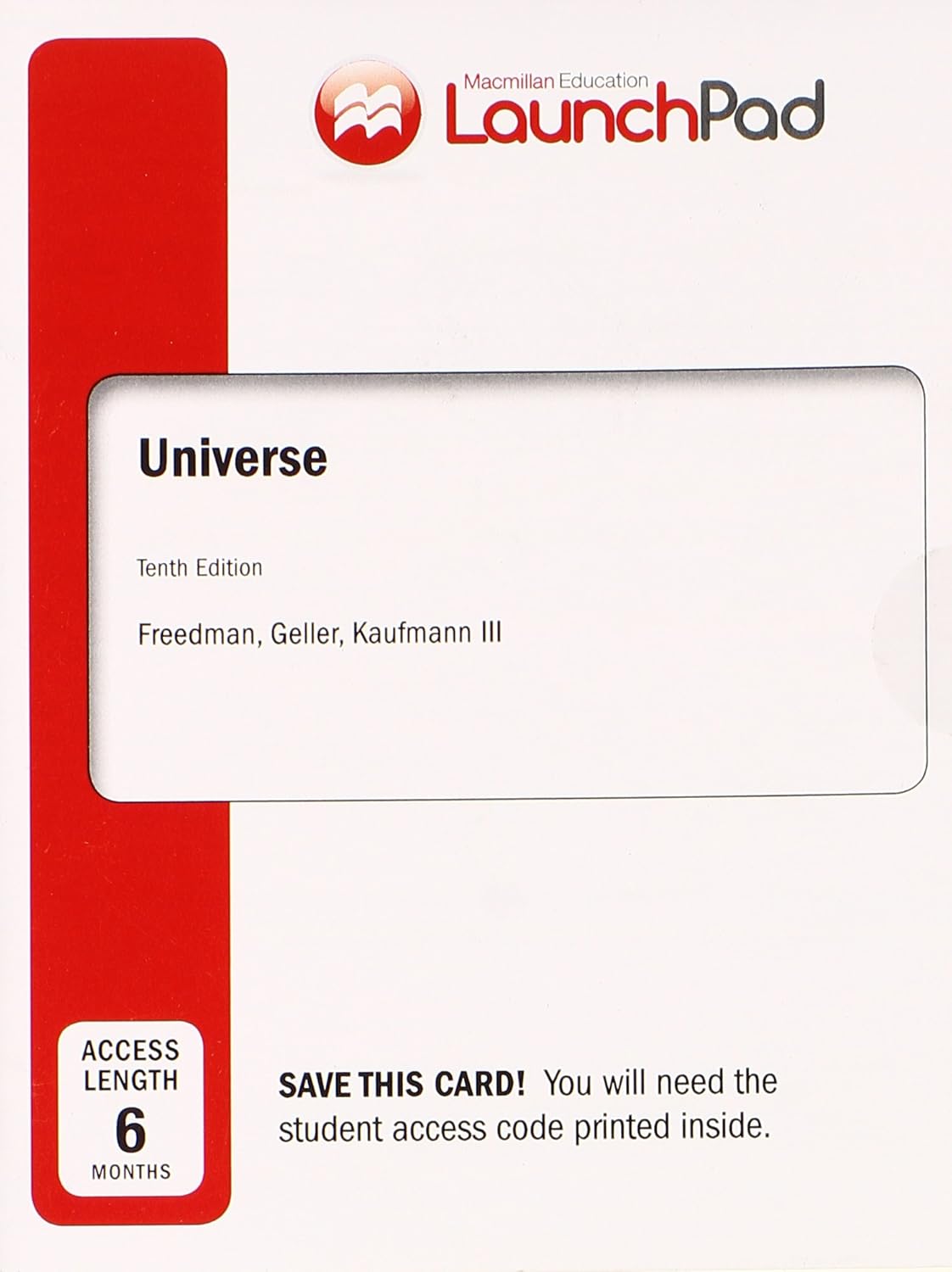 Buy Launchpad for Freedman's Universe, Six Month Access Book Online at ...