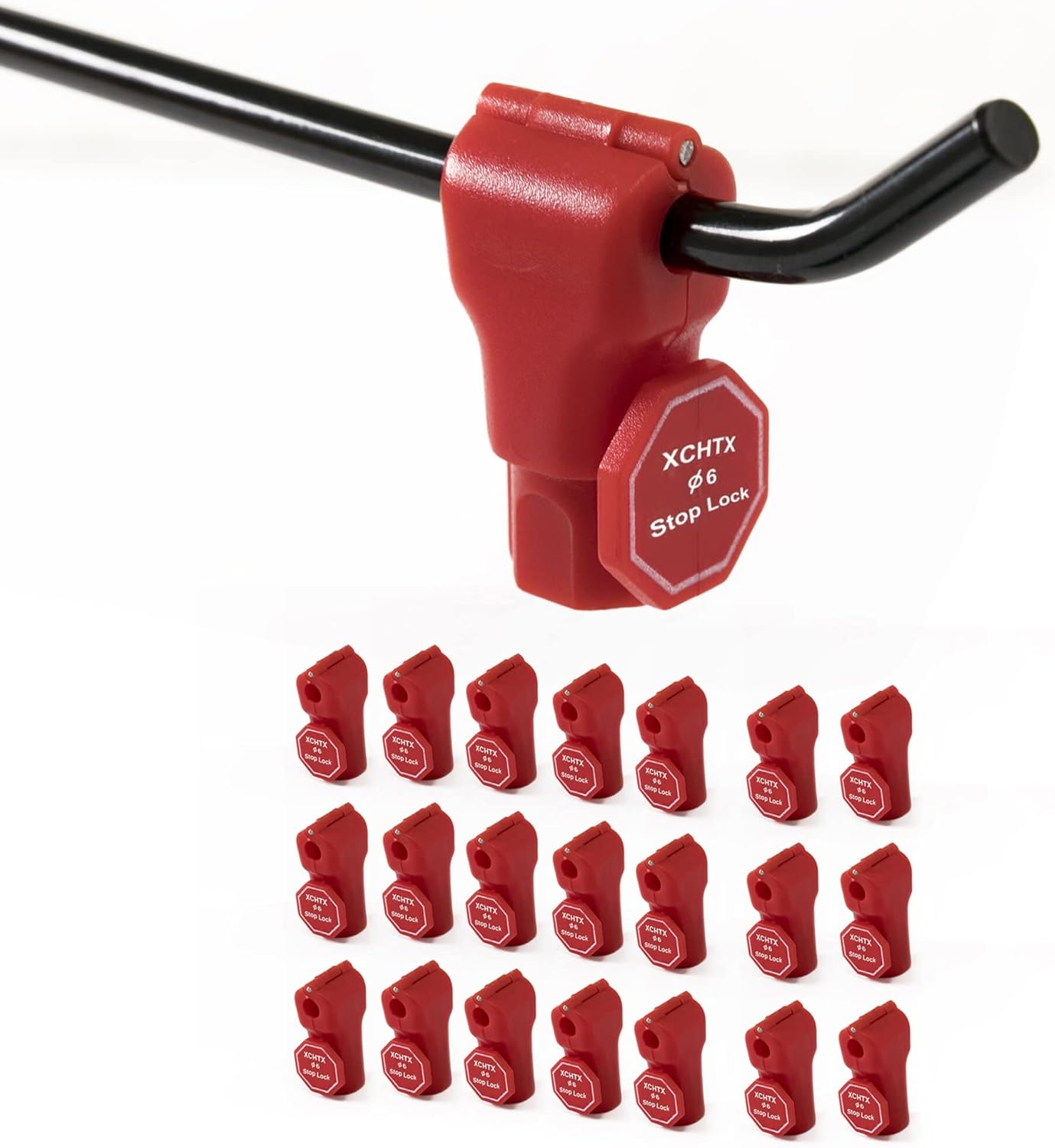 Amazon.com: 100PCS Retail Store Stop Locks,Pegboard Hook Stopper ...