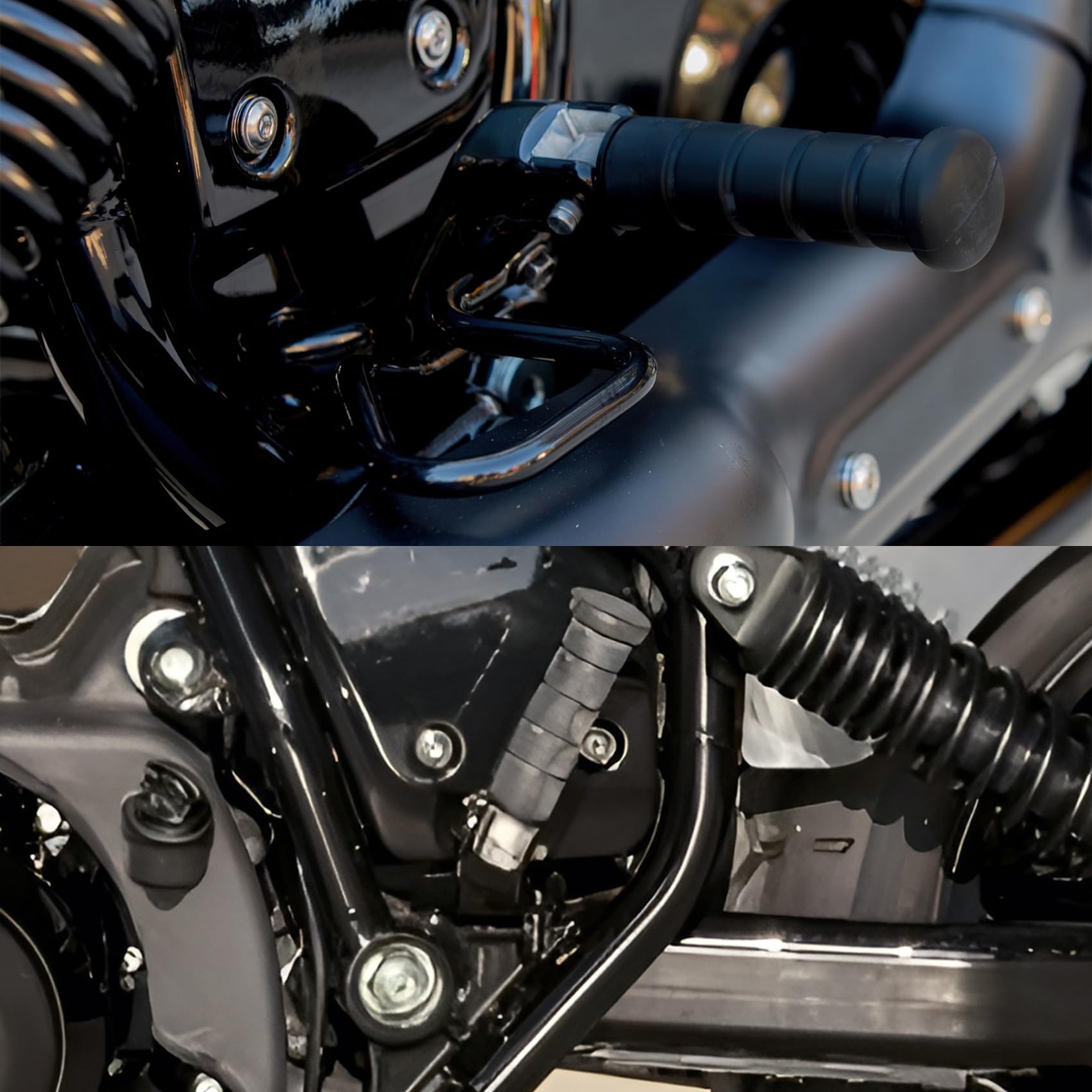 Snapklik.com : Passenger Support Footpegs Brackets Fit For 2022-2025 ...