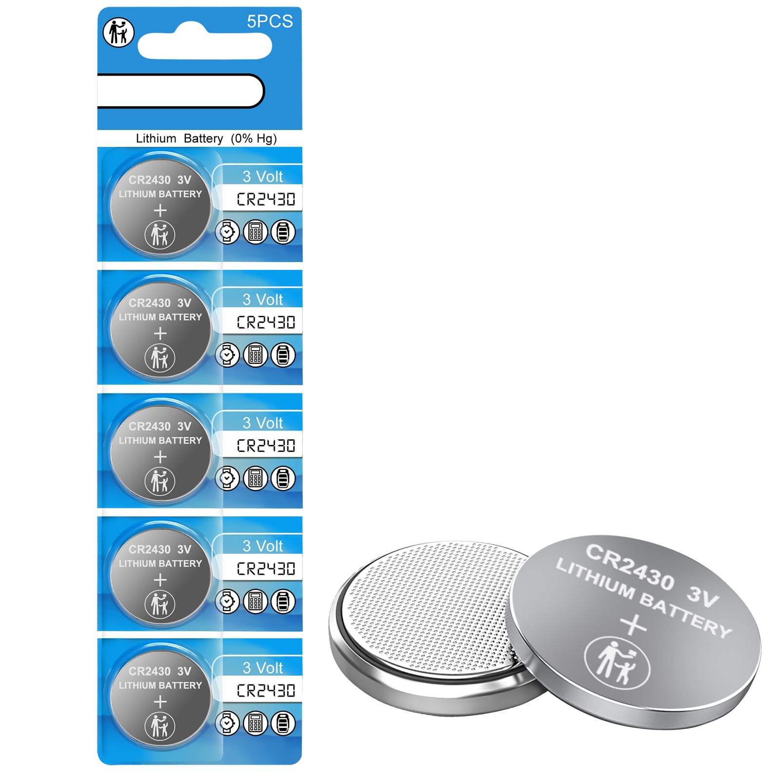 Snapklik.com : Letoom CR2430 Battery 3V - Premium Lithium Coin Cell For ...