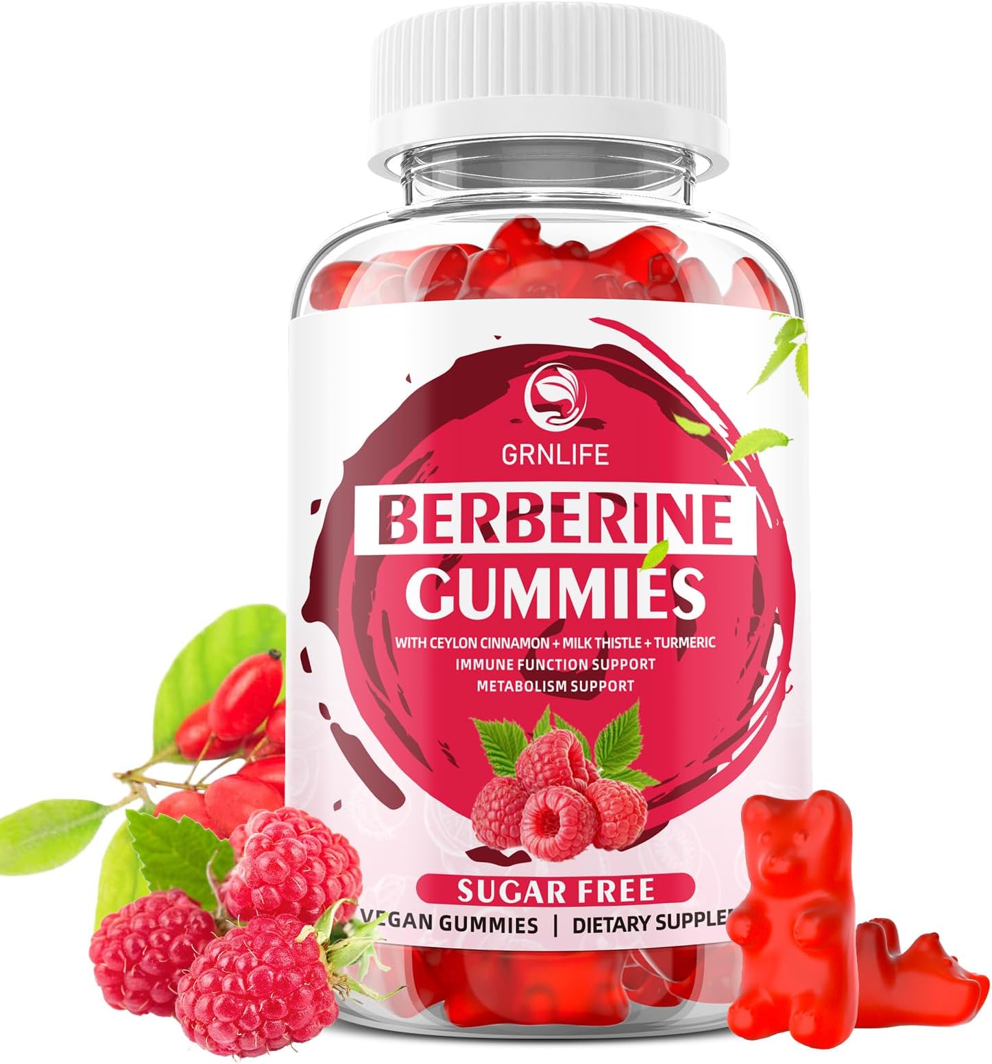 Amazon.com: Berberine Gummies with Ceylon Cinnamon 1500mg High Potency ...
