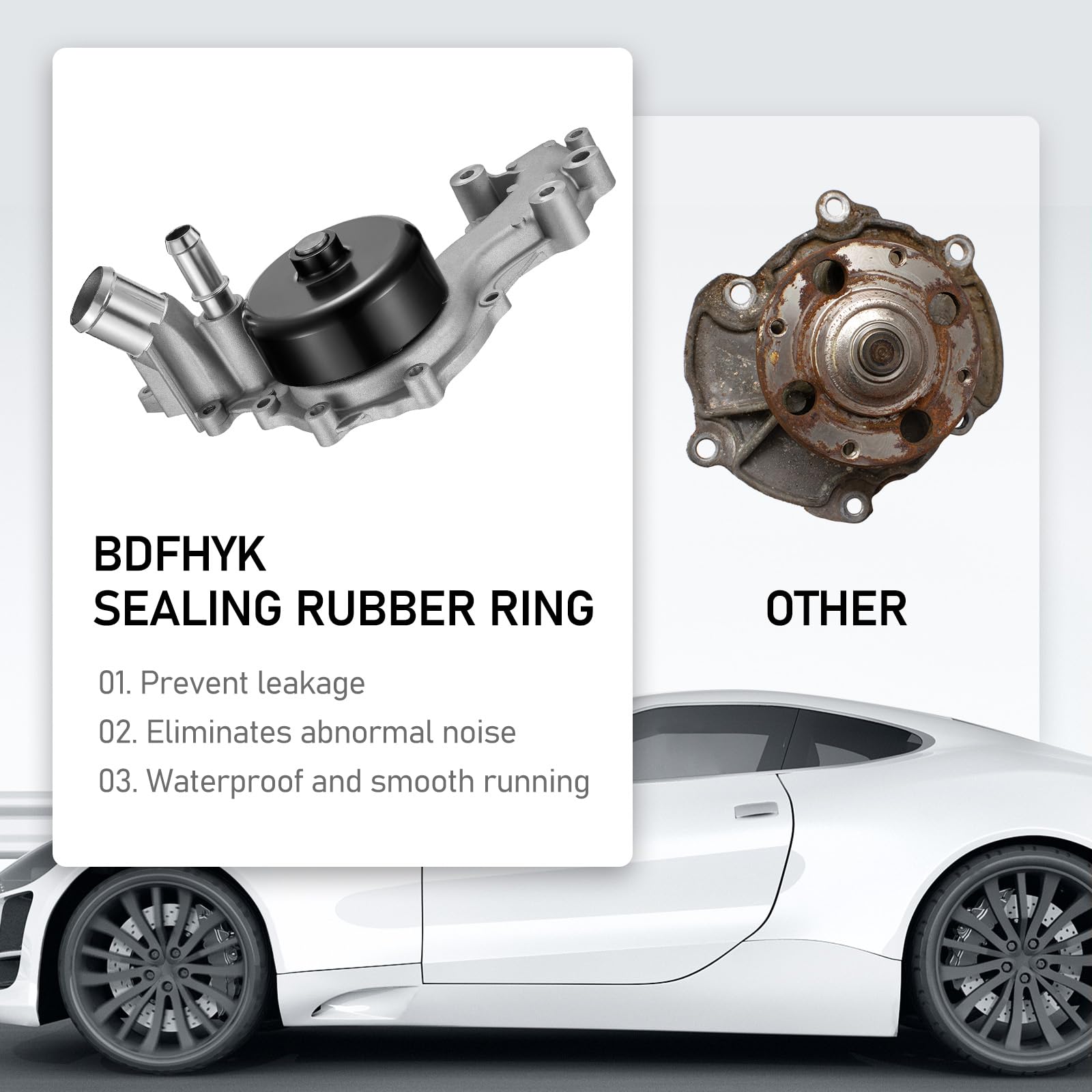 BDFHYK 44021 Automotive Engine Water Pump Kit Compatible with 2018 Jeep ...