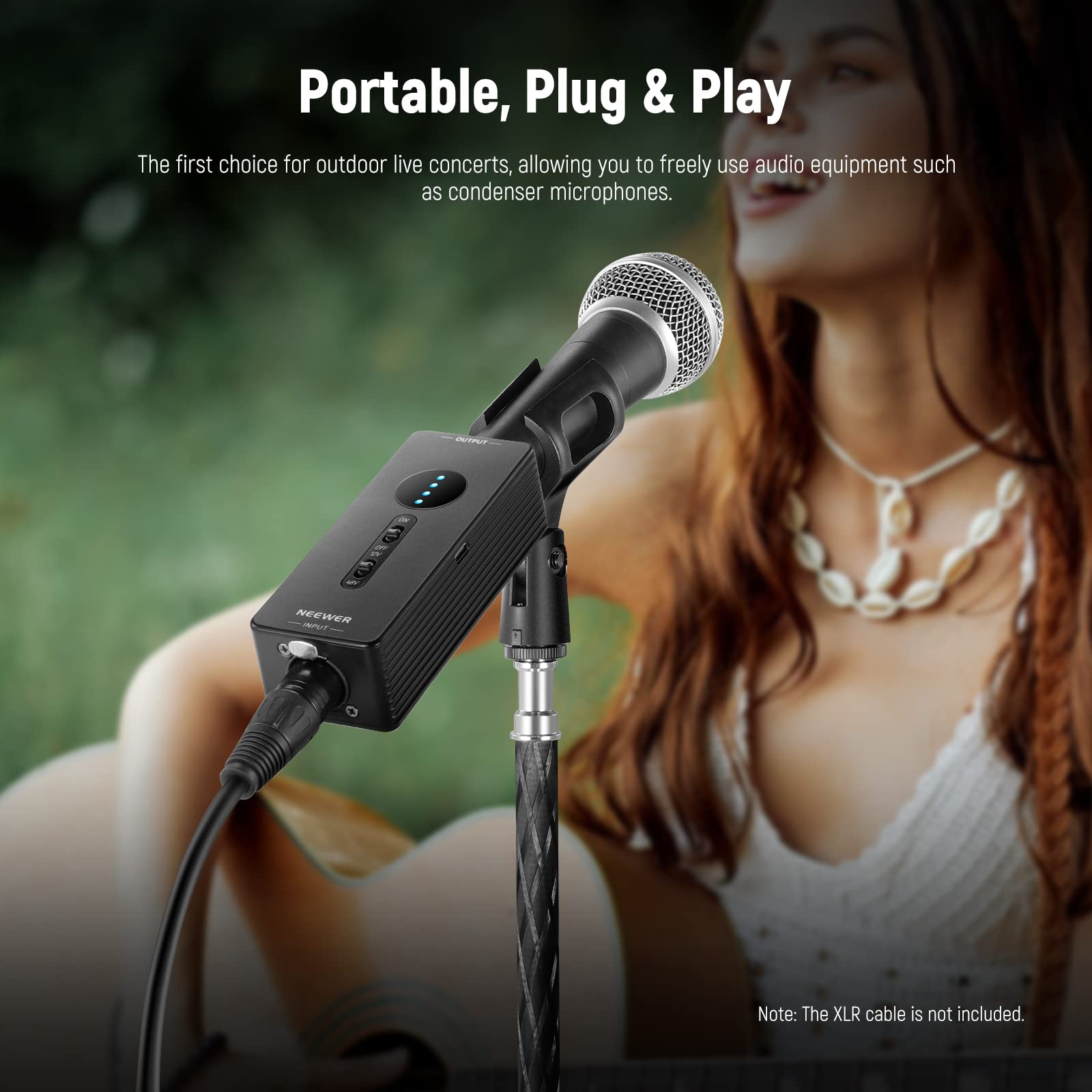 Snapklik.com : NEEWER Phantom Power Convertible 48V/12V Output, Up To ...