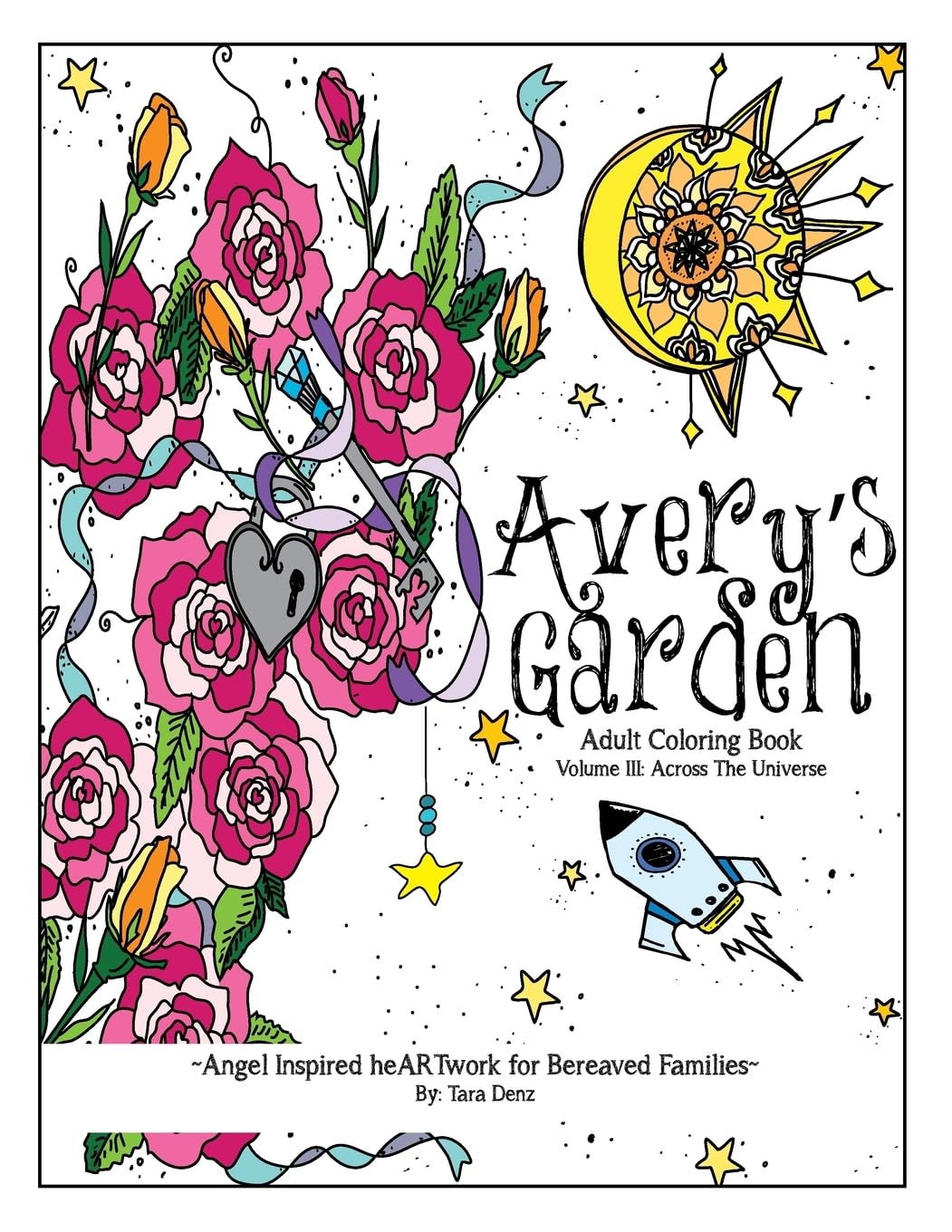 Amazon.com: Avery's Garden: Adult Coloring Book (Across The Universe ...
