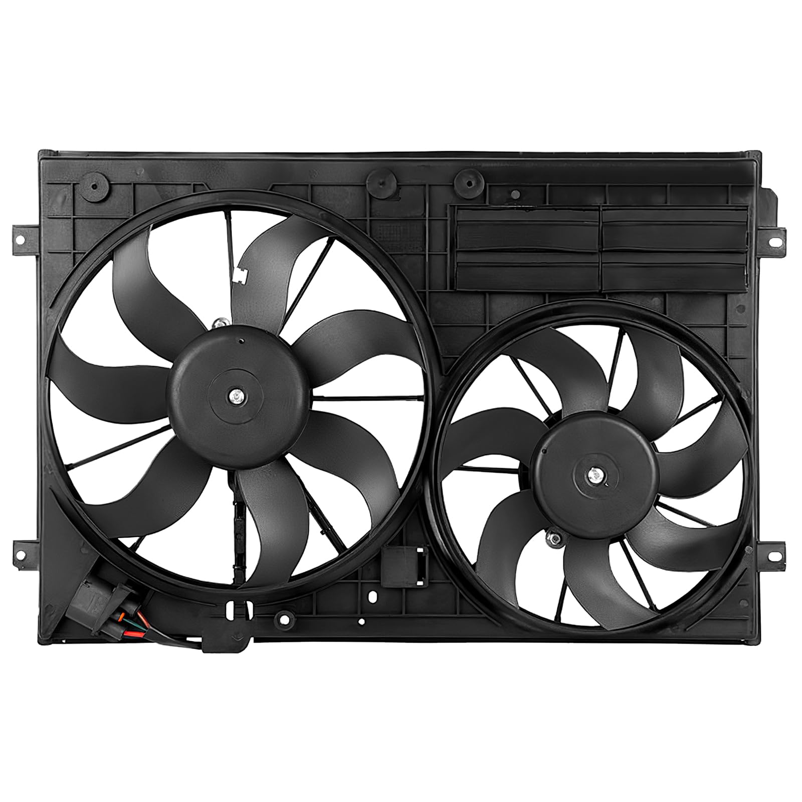 Snapklik.com : 1K0121205AD9B9 Radiator Cooling Fan Assembly For ...