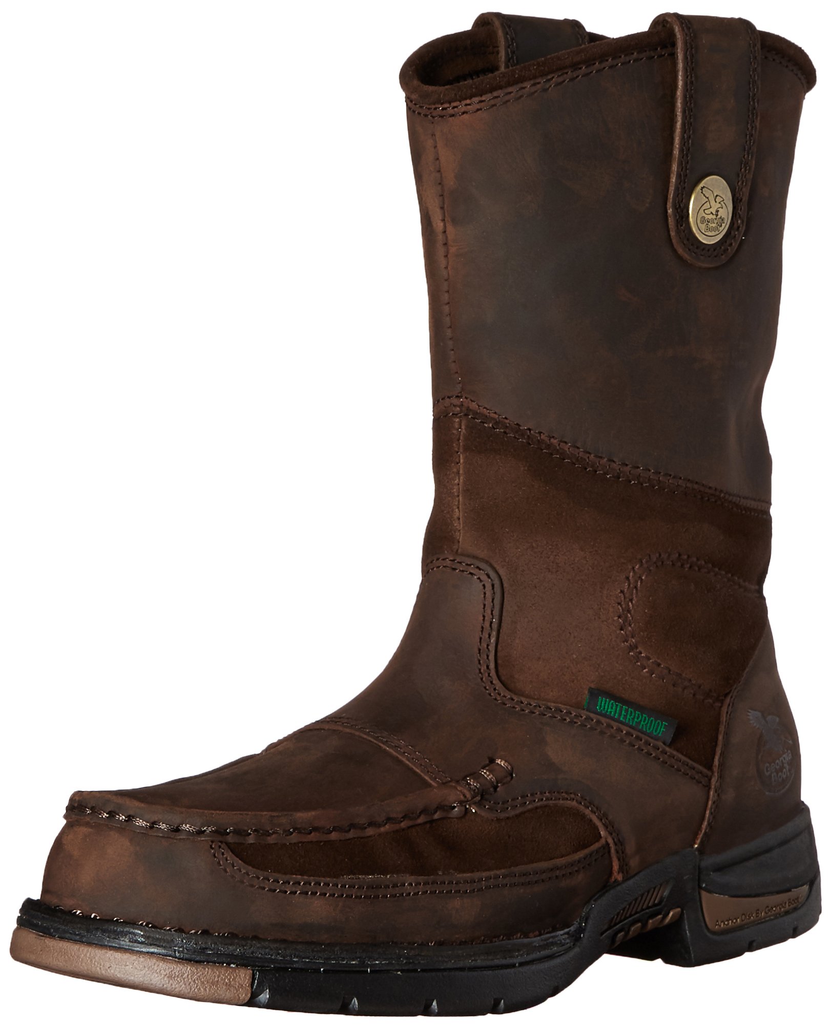 Georgia Boot Georgia Athens Steel Toe Waterproof Wellington Size 14(W)