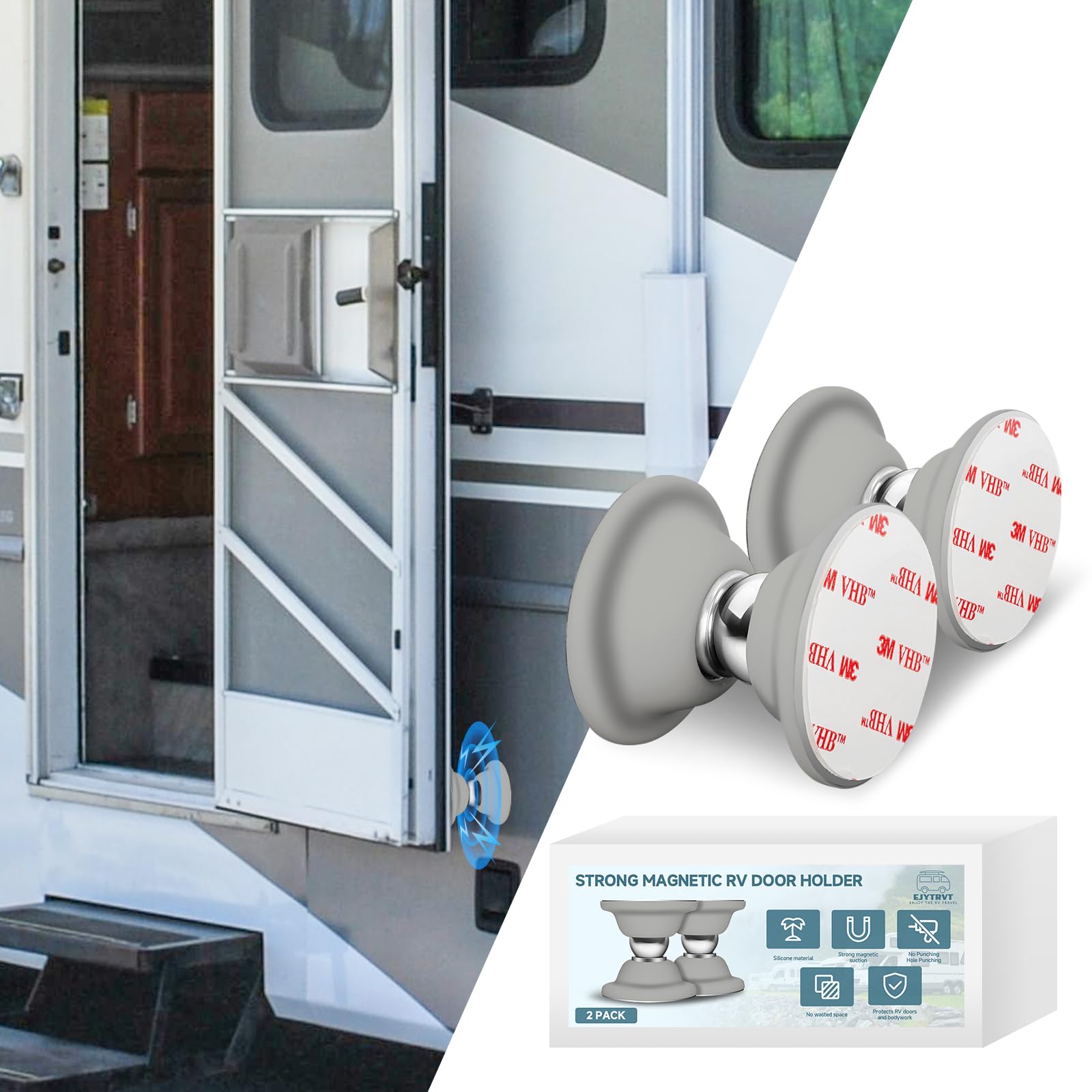 Amazon.com: EJYTRVT RV Door Holder, RV Magnetic Door Catch for Outside ...