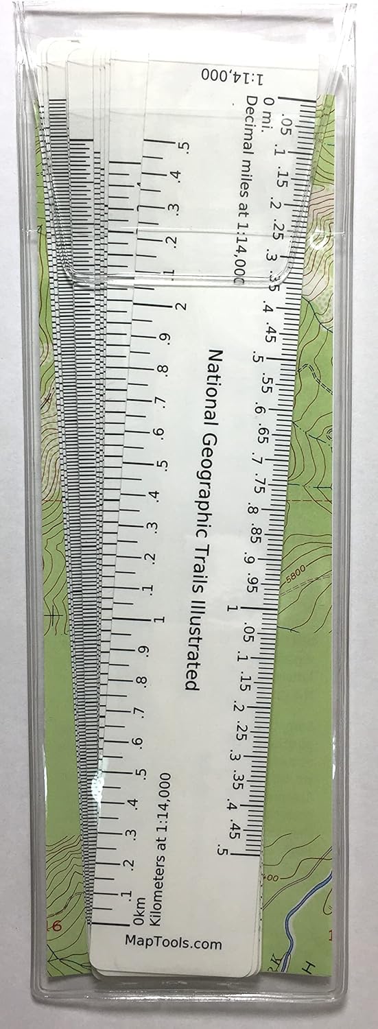 Amazon.com: MapTools Map Ruler Set for The National Geographic Trails ...