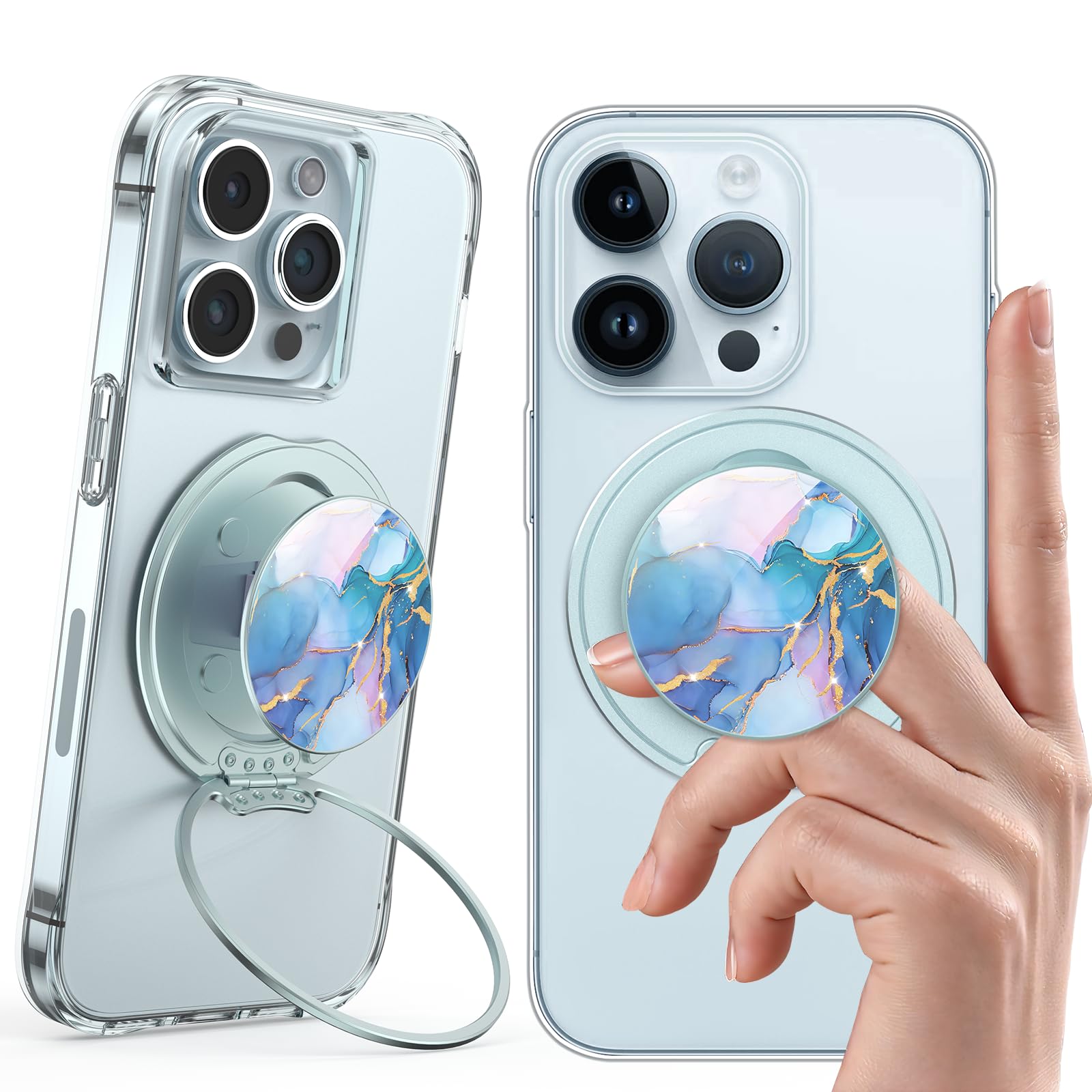 Amazon.com: Typecase Magnetic Phone Grip Holder: Adjustable Finger Ring ...