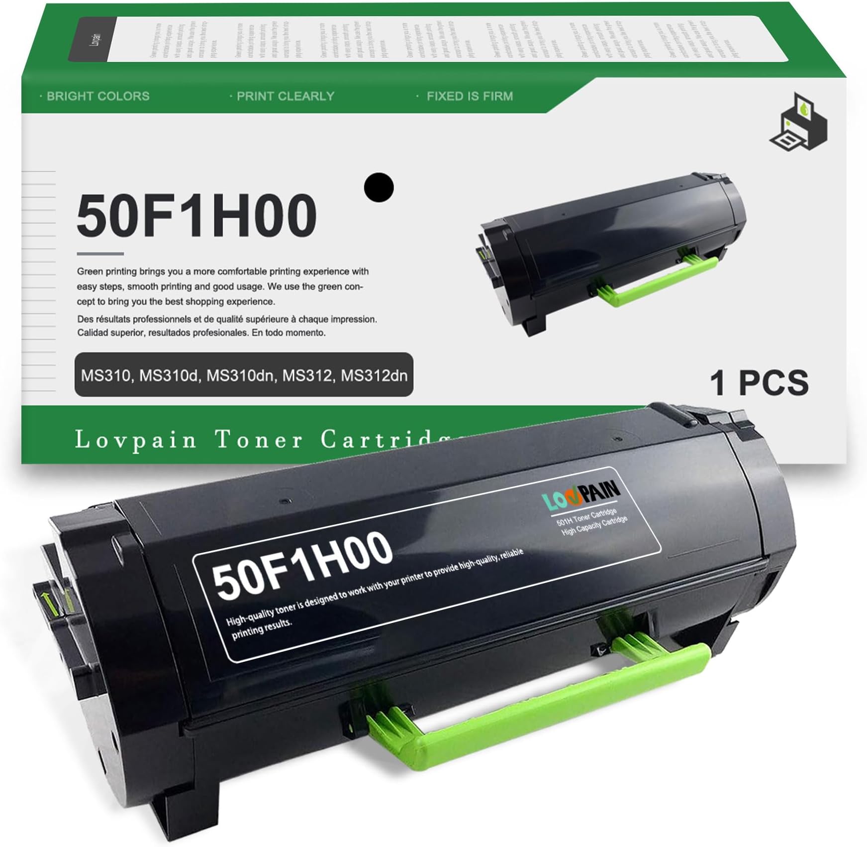 Amazon.com: CLYWENSS Compatible Toner Cartridge Replacement for Lexmark ...