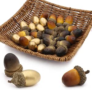 Amazon.com: Tuxiaobu Mini Artificial Fake Mixed Acorns, Plastic Foam ...