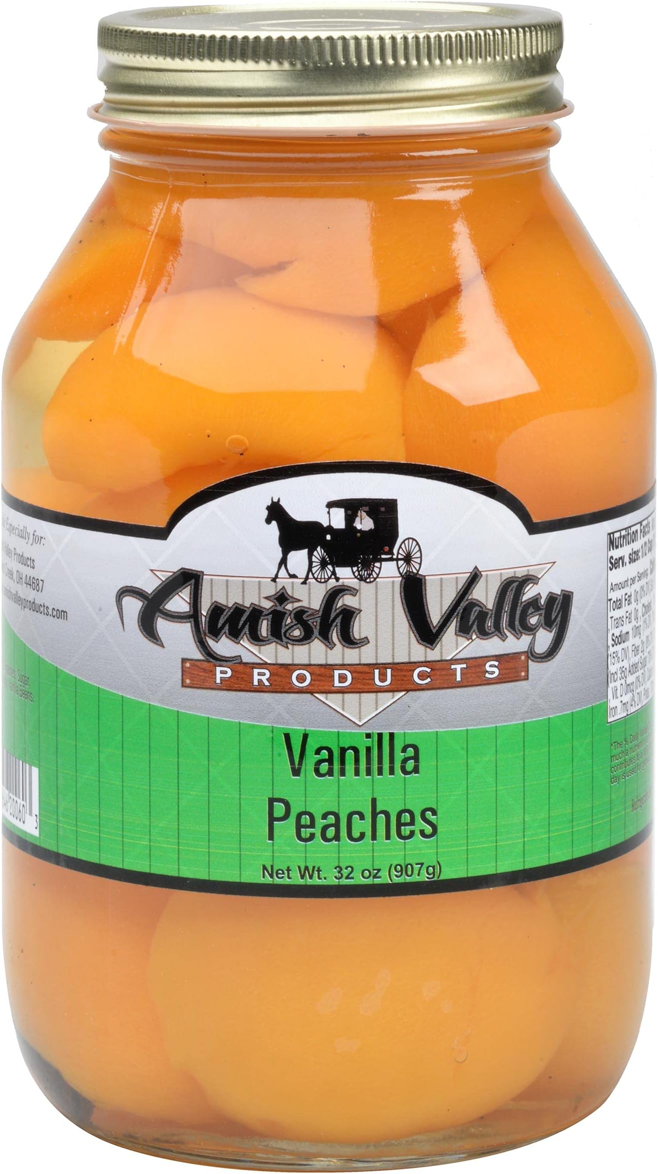 Amazon.com : Amish Wedding Foods Old Fashioned Peach Halves 2 - 32 oz ...