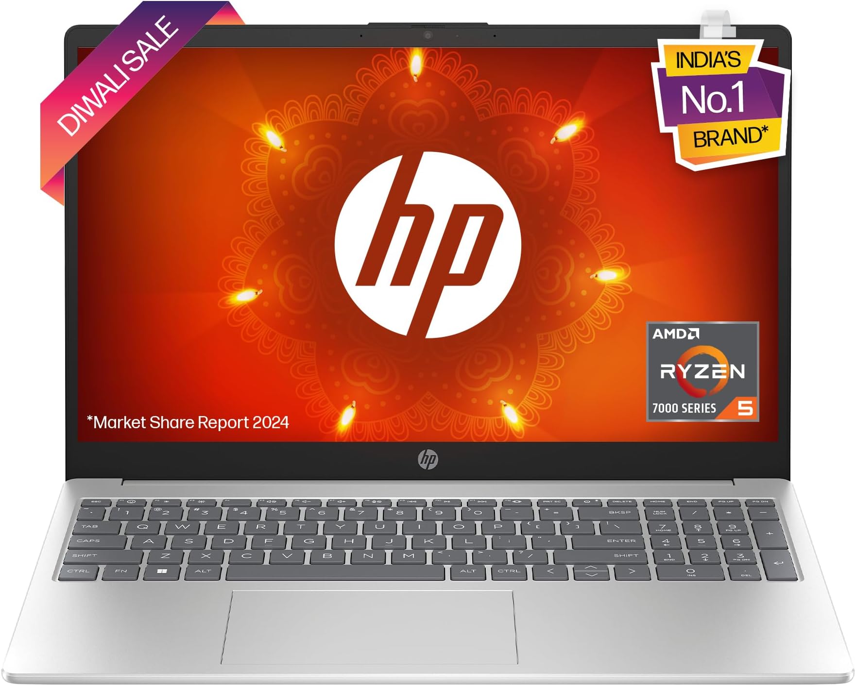 HP Laptop 15s, Intel Pentium Silver N6000, 15.6-inch (39.6 cm), HD, 8GB ...